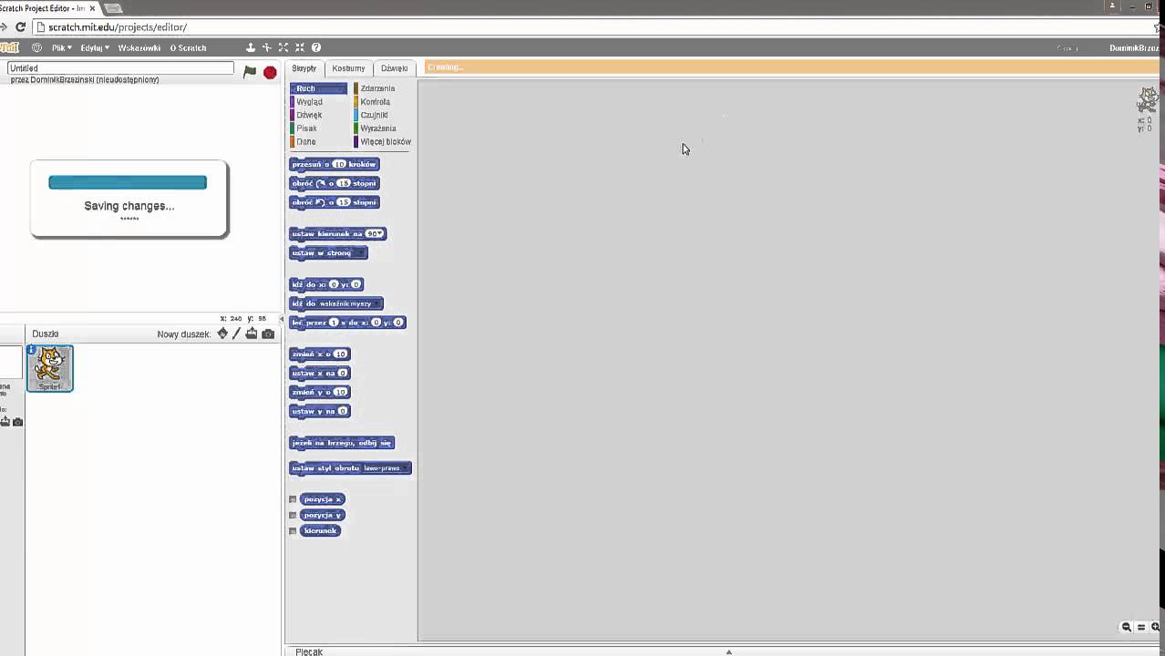 Scratch - Tworzenie duszka - YouTube