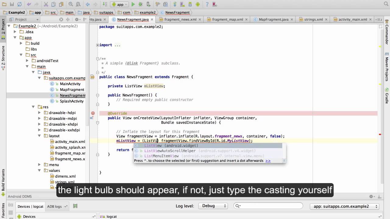 Android Tutorial From Beginner To Professional -050 ListView and Java ...
