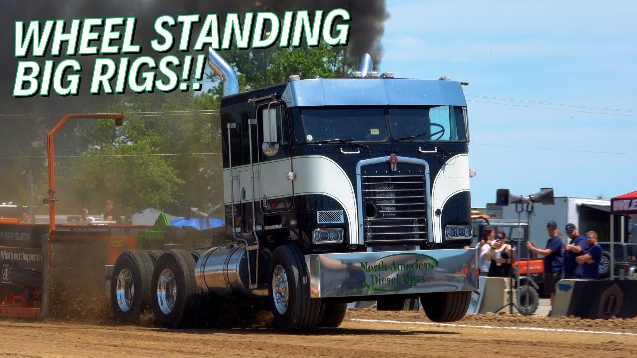 EPIC Big Rig Semi Pulling in Shipshewana, Indiana 2024! - YouTube
