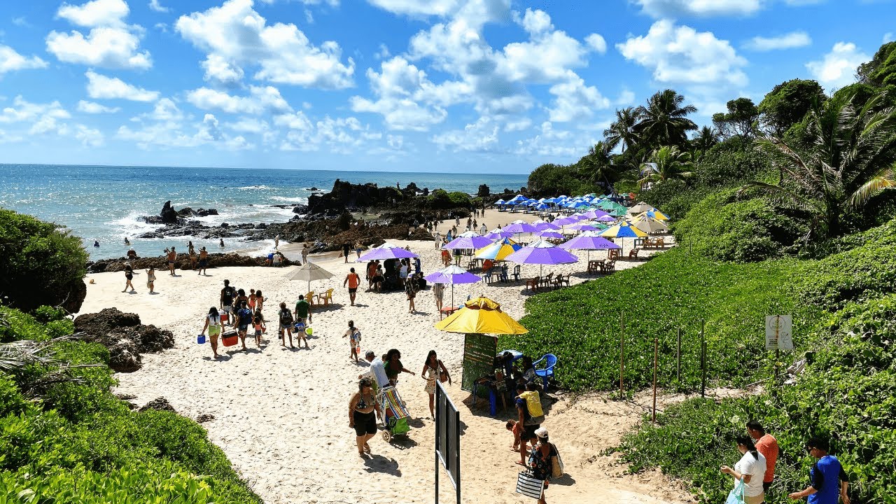 Praia de Tambaba | Litoral Sul da Paraíba | Janeiro de 2024 - YouTube