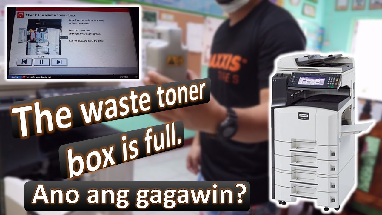 The Waste Toner is Full. Paano Ayusin? KYOCERA KM-2560 - YouTube