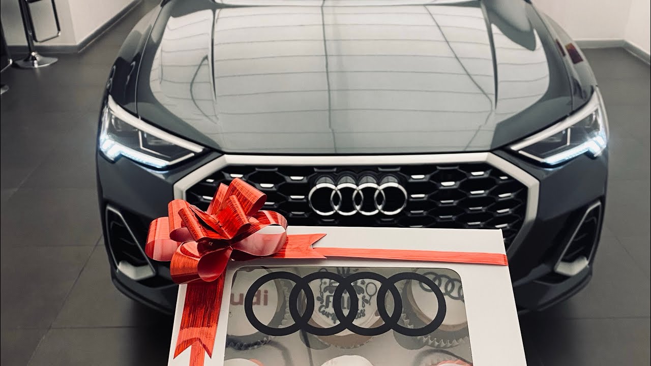 ENTREGA Audi Q3 Sportback Sline Gris Daytona 2023| interior con ...