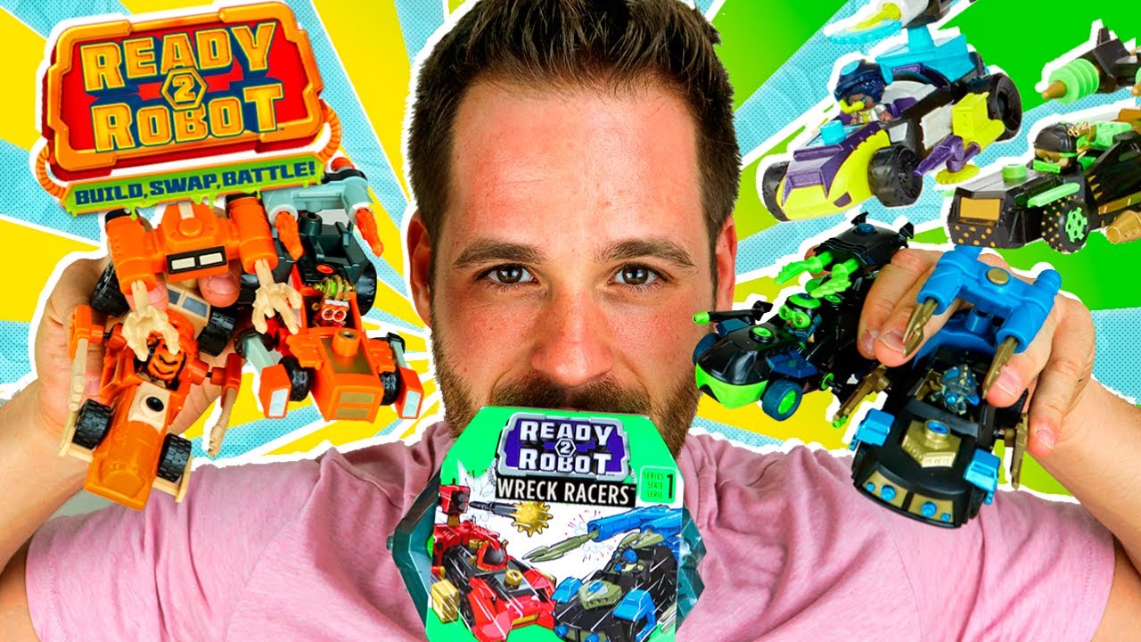 Ready 2 Robot Wreck Racers Series 1 UNBOXING 2 CAJAS SORPRESAS en Pe ...