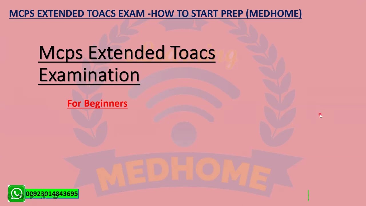 Mcps Extended Toacs Starting Point Exam Format Do s Don ts YouTube mcps-extended-toacs-starting-point-exam-format-do-s-don-ts-youtube