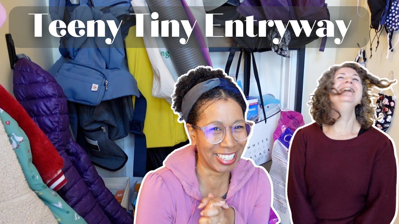 Teeny Tidy: Entryway Spruce-Up For a Friend - YouTube