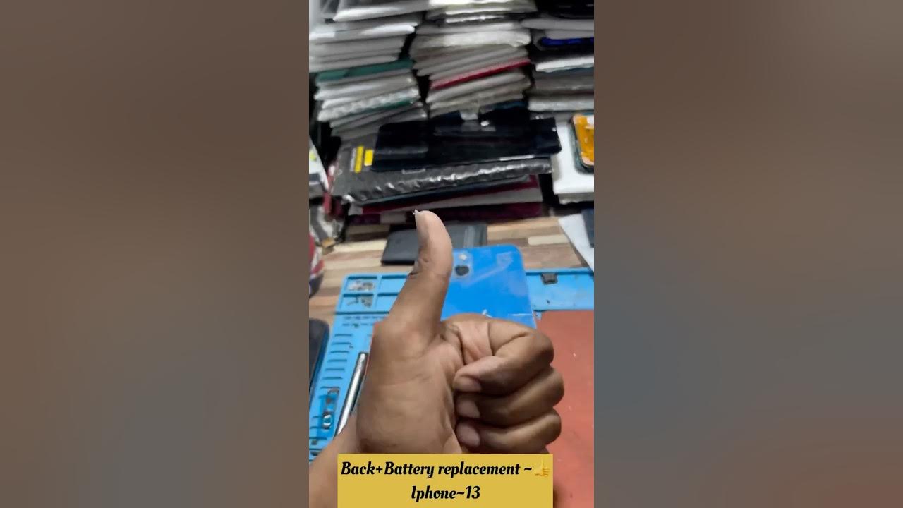 IPHONE 13 BACK+BATTERY REPLACEMENT 👈🏻#shorts #trending #iphonerepair #solutions #technical_anas ...