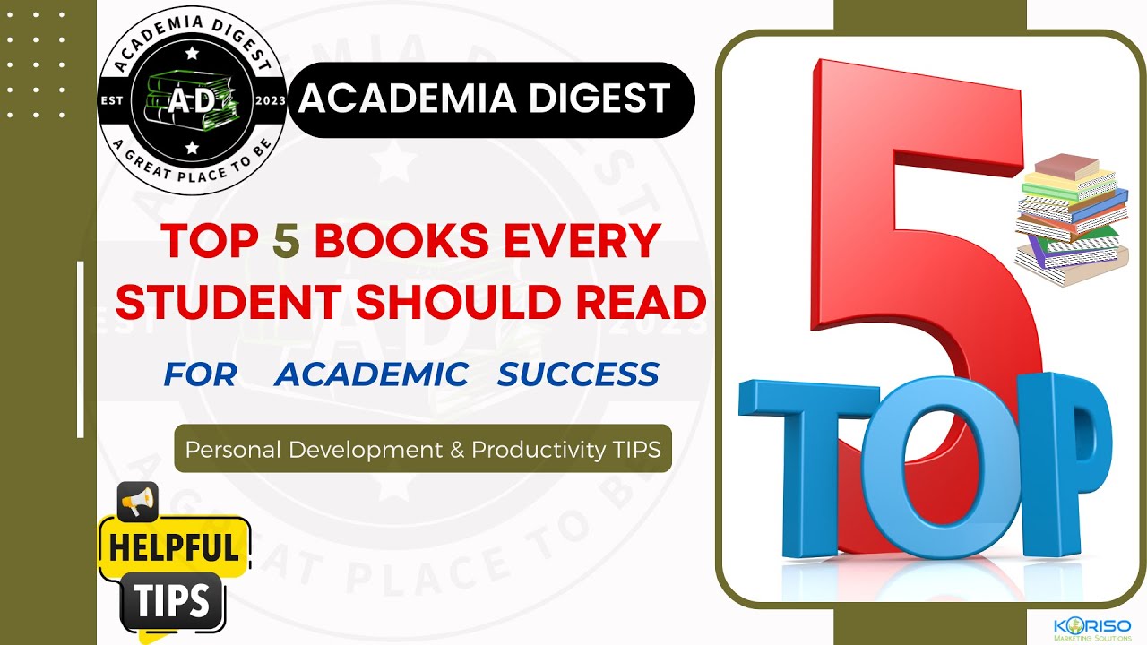 Academic Success Blueprint: Top 5 Essential Books for Students l # ...