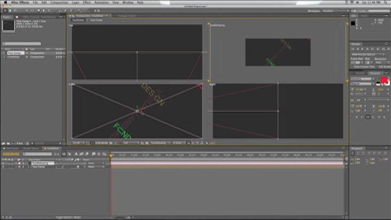 Making A Title Screen In AfterEffects - YouTube