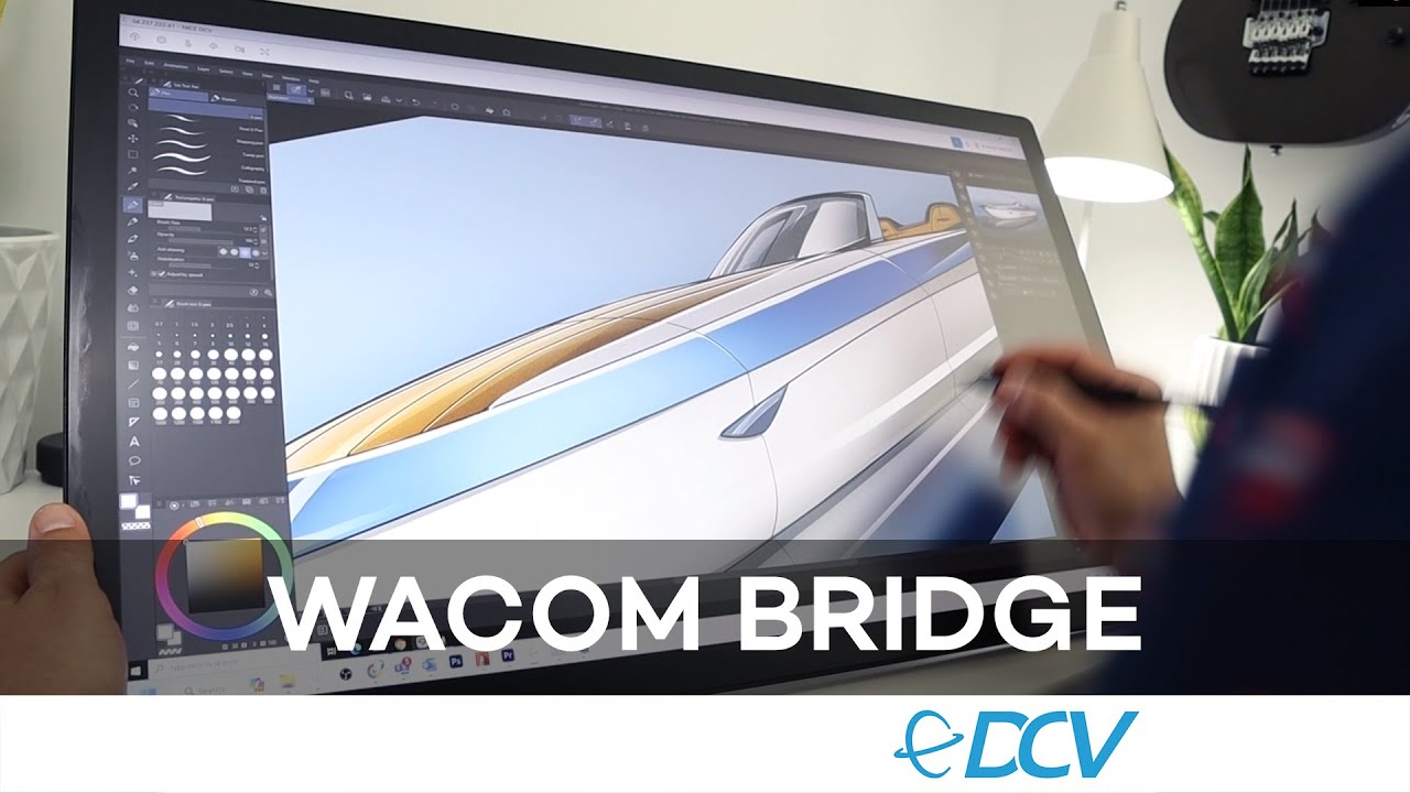 Amazon DCV and Wacom Bridge - YouTube