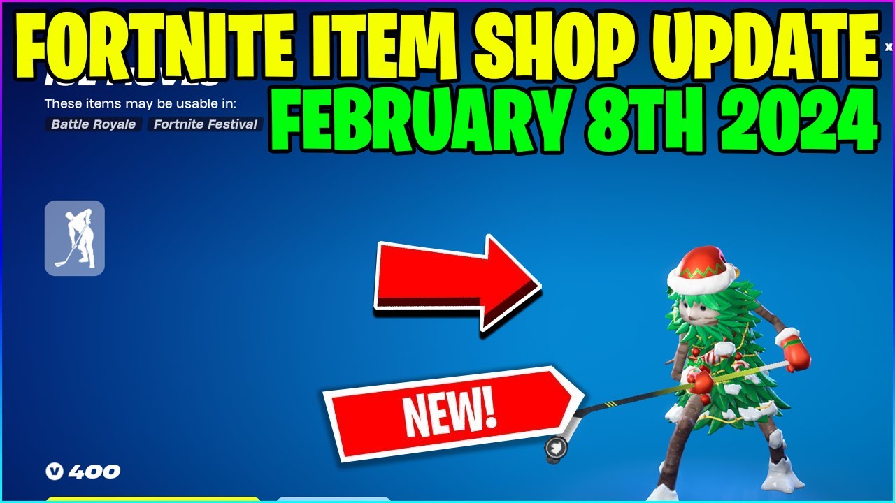 *NEW* ICE MOVES EMOTE! Fortnite Item Shop [February 8th, 2024 ...