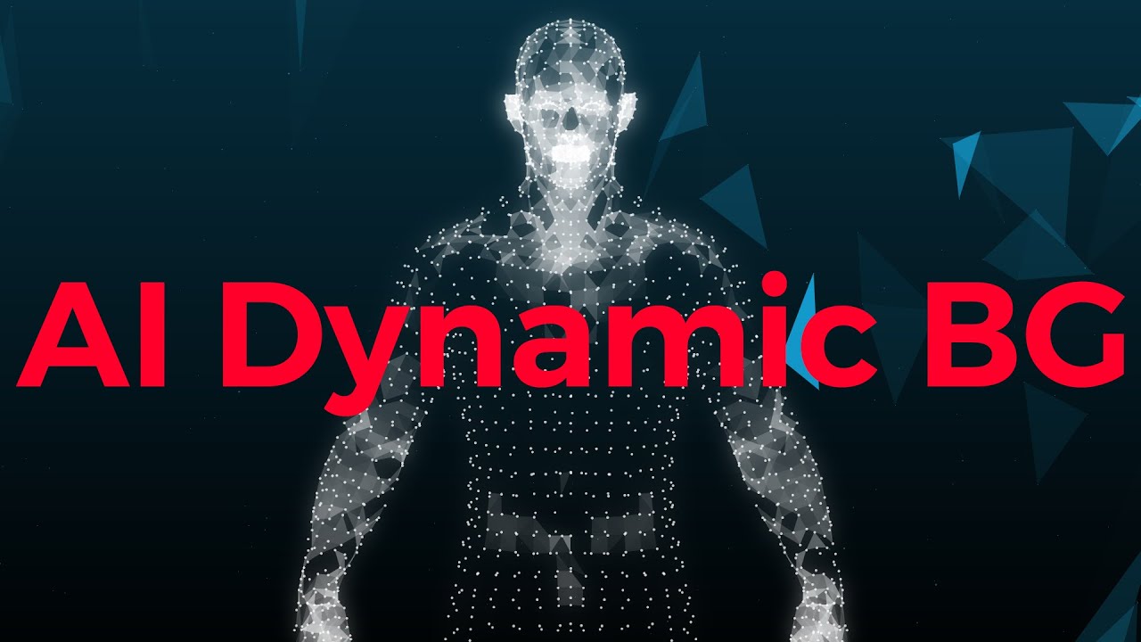 Futuristic Humanoid Transforms into Plexus Facets | Dynamic Background - YouTube