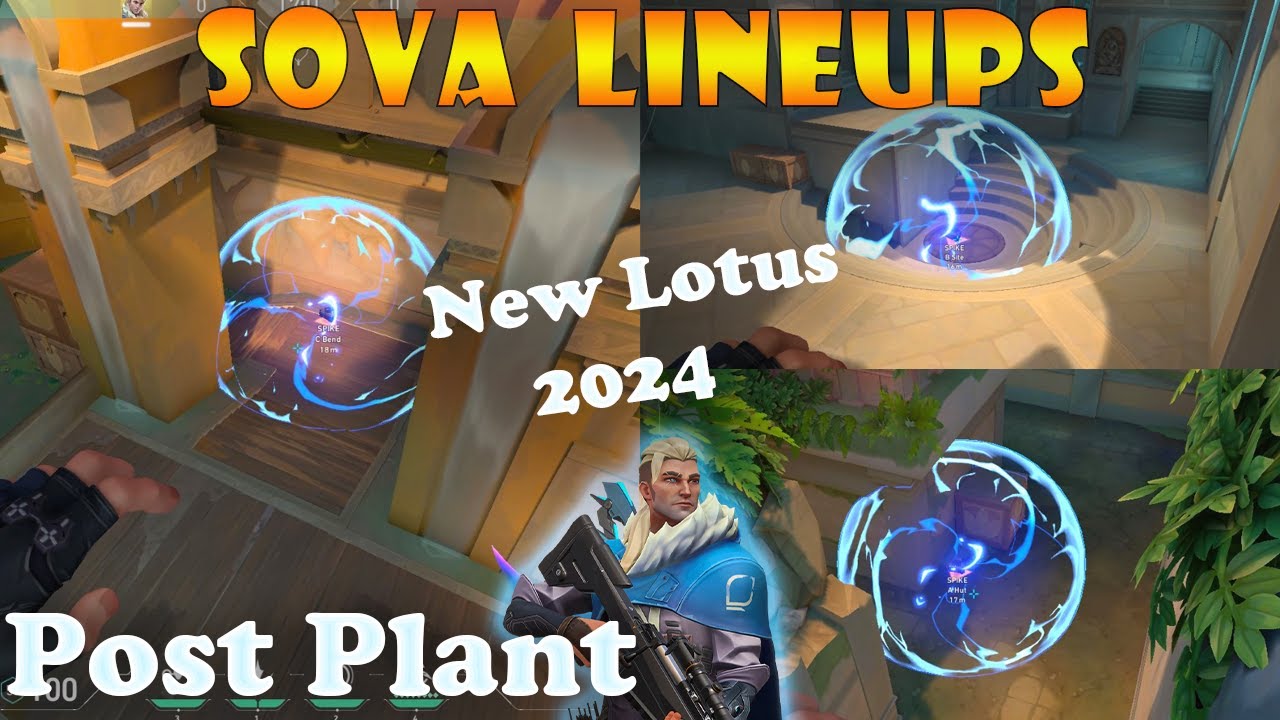 Top 15 New Lotus Sova Post Plant Lineups | Sova Lineups Lotus | Sova Shock Dart Lotus - YouTube
