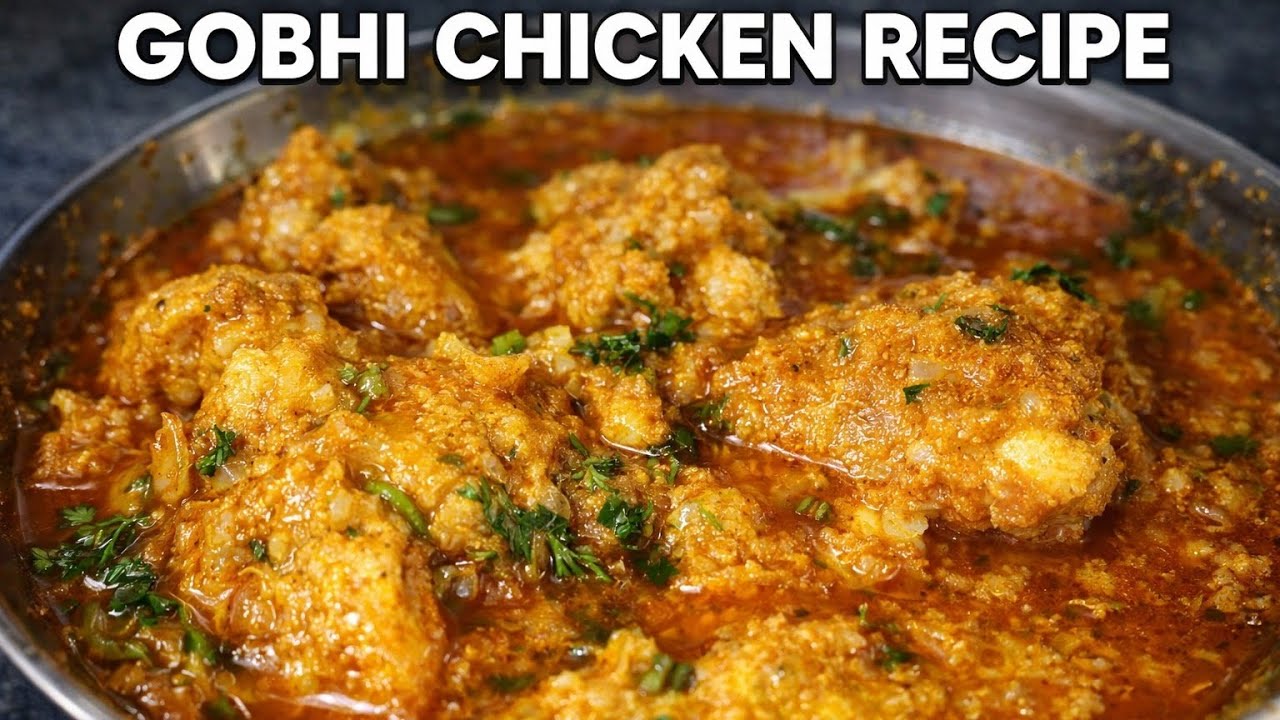 Gobhi Chicken Recipe Easy And Tasty Homemade🍗 Chicken Cauliflower ...