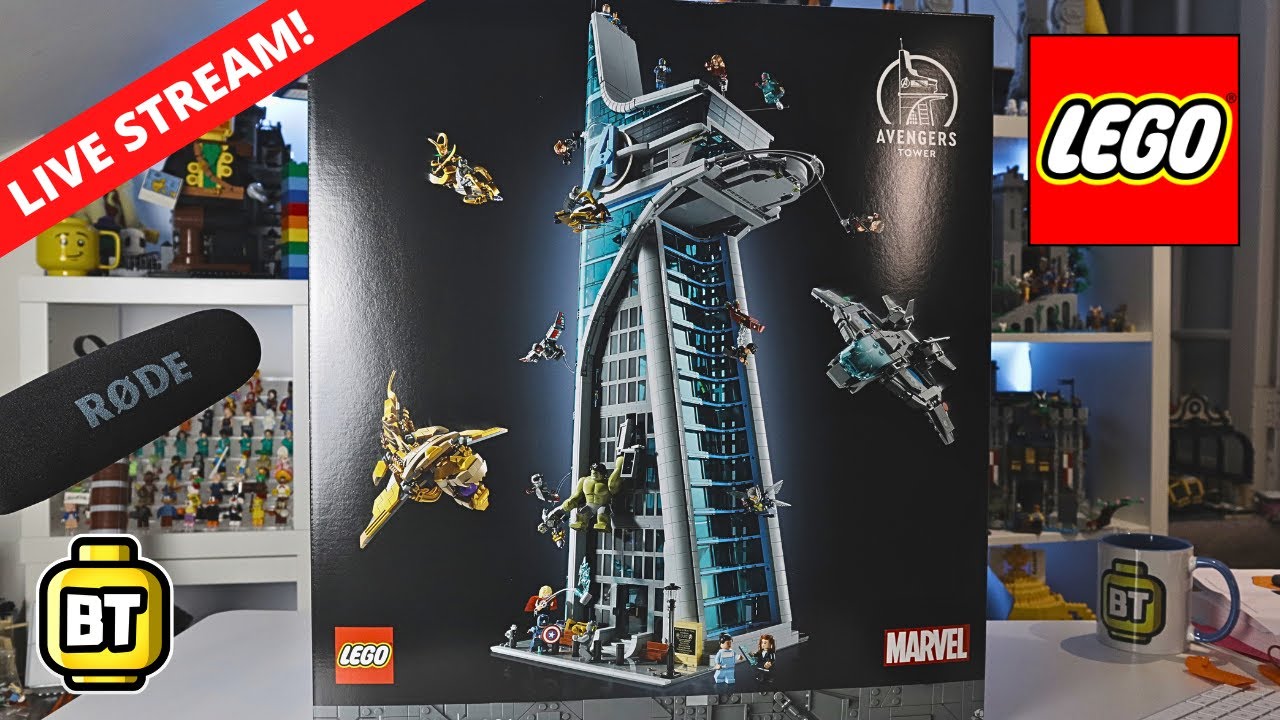 LEGO Marvel Avengers Tower (76269) Build LIVE - Part 3 - YouTube