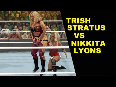 WWE 2K23 Trish Stratus vs Nikkita Lyons - Extreme Rules - YouTube