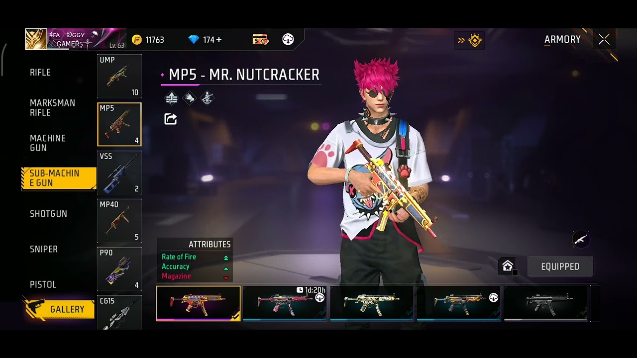 evo MP5 ka skin nical gaya😀😀 - YouTube