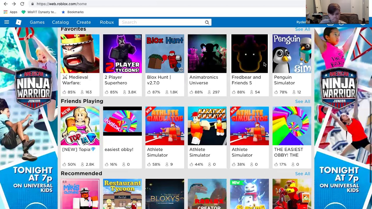 Ryder Plays Roblox - YouTube