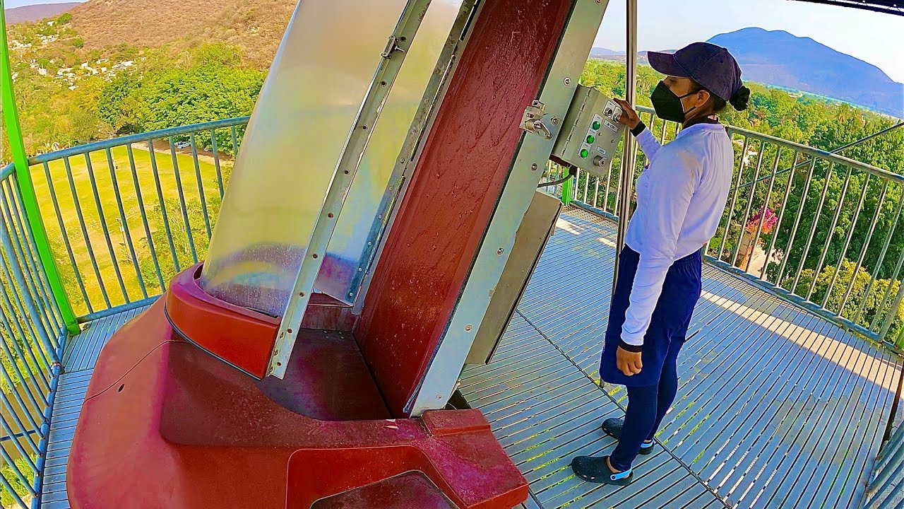 Looping Rocket Water Slide at El Rollo Parque Acuático - YouTube