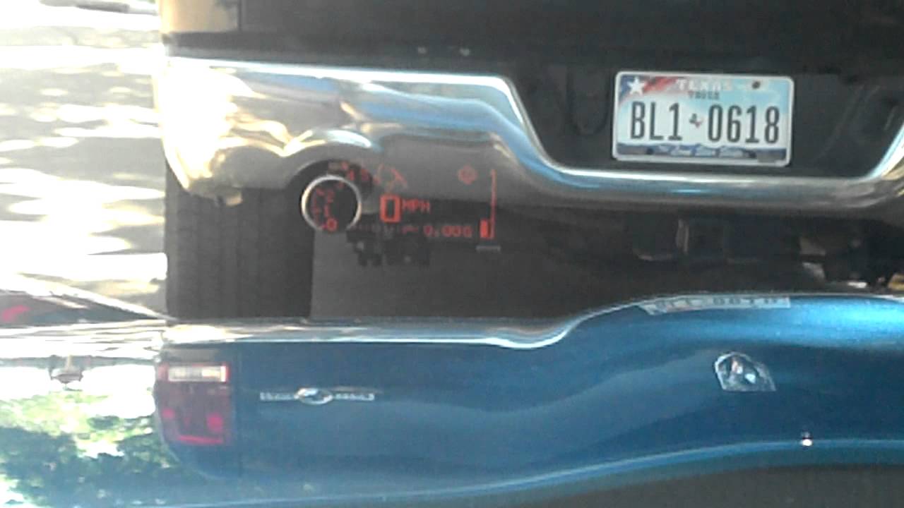 Red heads up display c6 corvette 2009 - YouTube