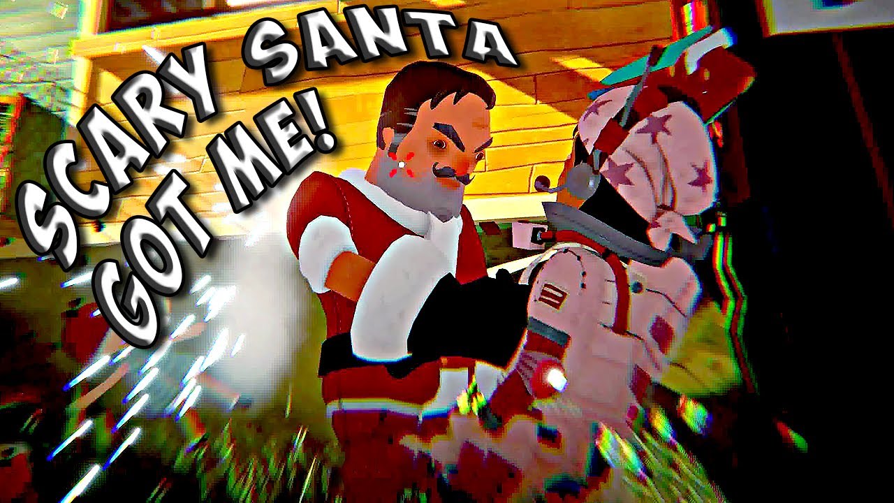 CRAZY Fights vs the Bad SANTA Neighbor! 😱 Secret Neighbor @TGW - YouTube