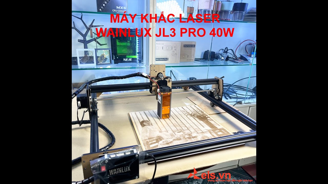 Máy khắc, căt Laser Wainlux JL3 Pro 40W - YouTube