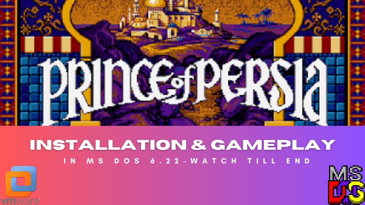 Why Installing Prince of Persia in MS-DOS is Worth It - YouTube