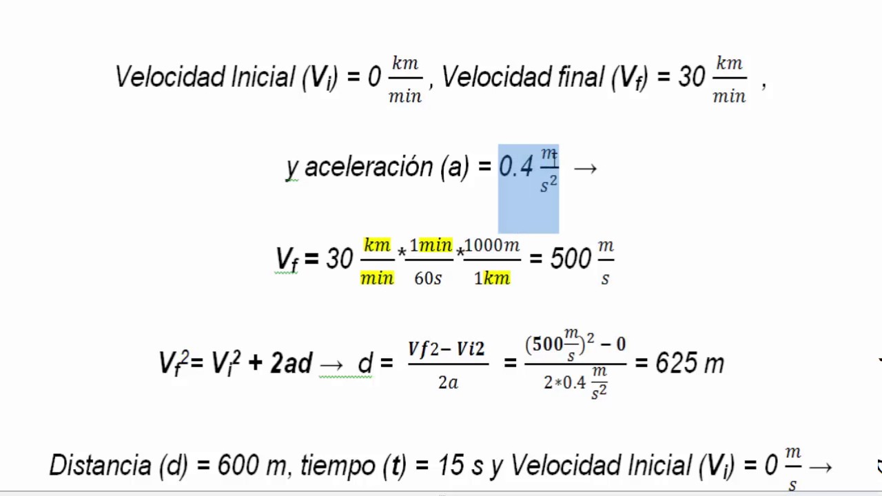 MOVIMIENTO UNIFORMEMENTE ACELERADO - YouTube