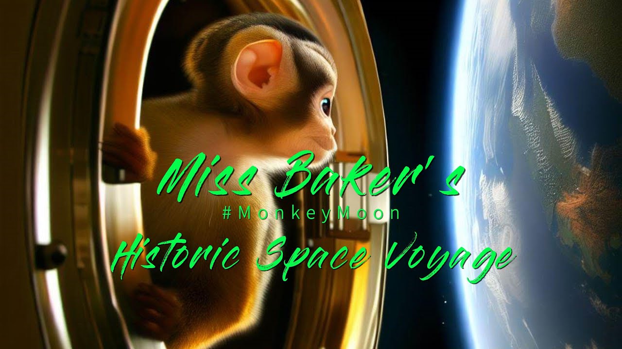 #MonkeyMoon: Miss Baker, the Brave Squirrel Monkey Who Conquered Space ...