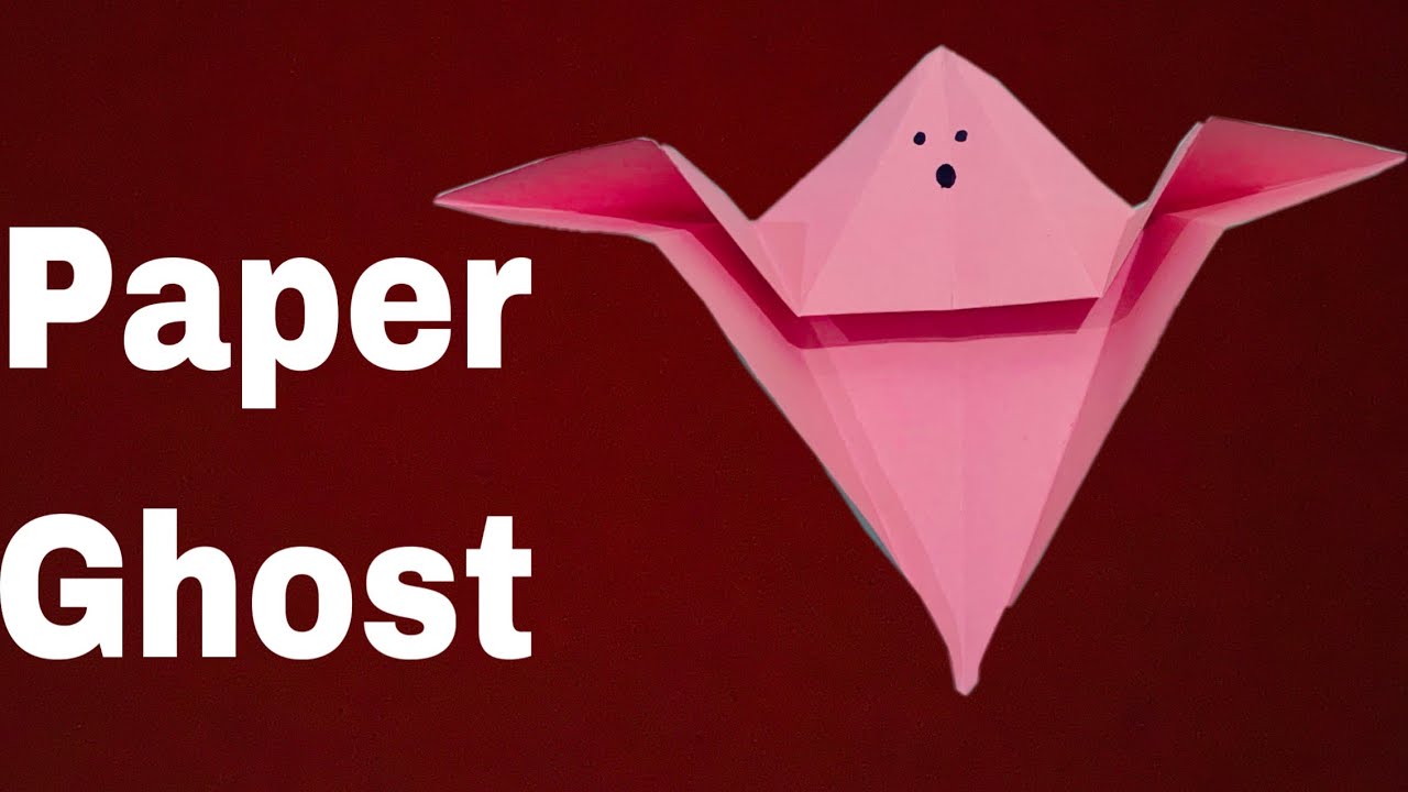 Diy paper Ghost || Easy to make ||#art #youtube #trending #viral #for ...