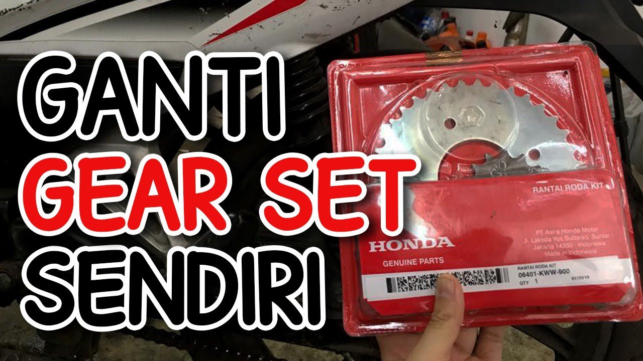 3 Langkah Pemasangan Gear Set dan Rantai Motor Anda - YouTube