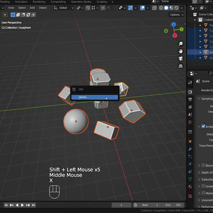 Select invert blender tutorial.#shorts - YouTube