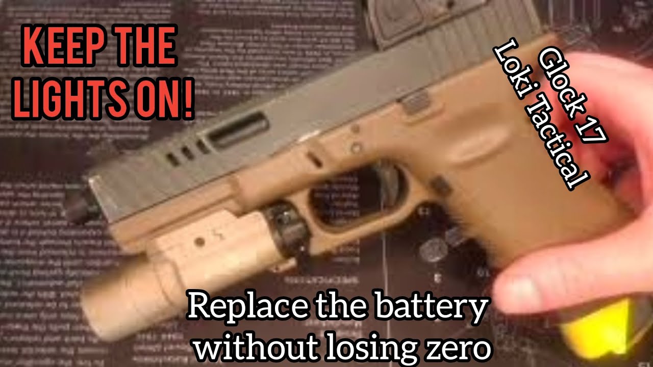 How to change an RMR battery without losing co-witness - YouTube