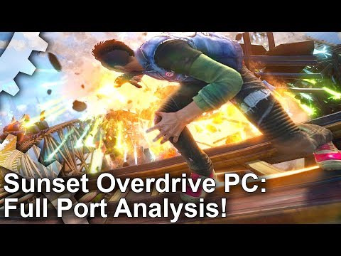 [4K] Sunset Overdrive PC Analysis: A Great Game But A Disappointing Port?