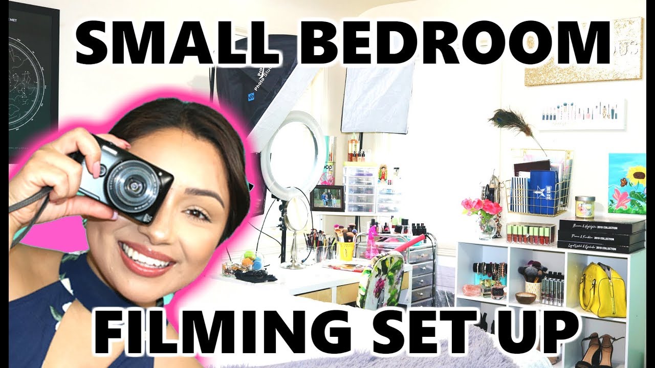 MY FILMING SETUP IN MY BEDROOM - YouTube