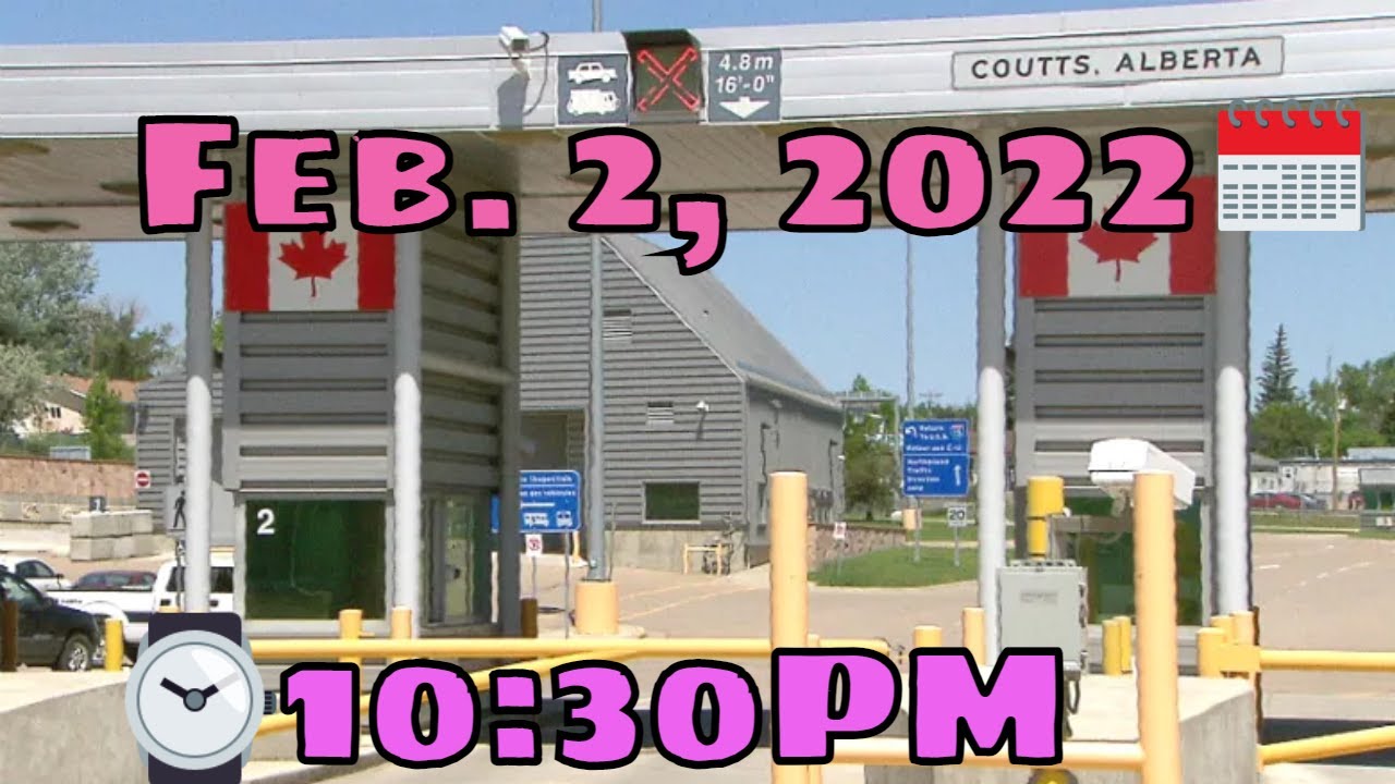 Freedom Convoy Coutts Alberta Calling for HELP Feb.2-2022 10:30pm - YouTube
