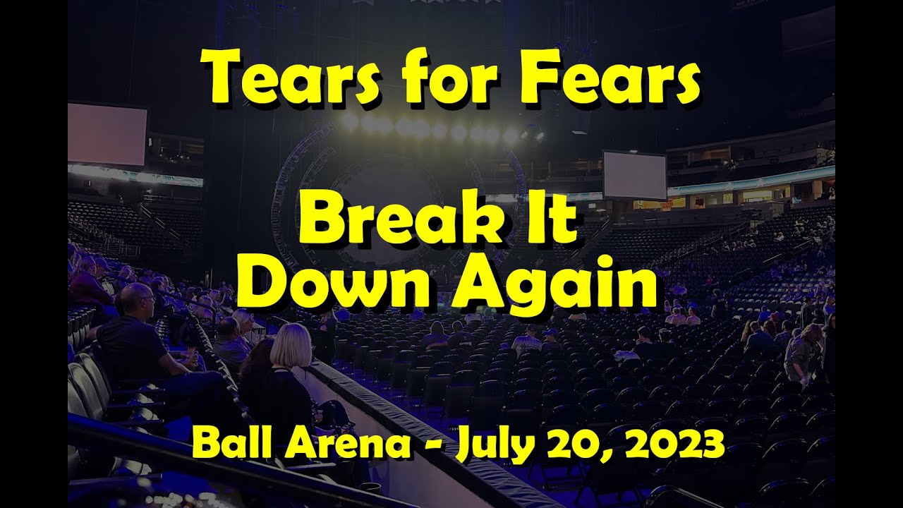 Tears for Fears - Break It Down Again - YouTube