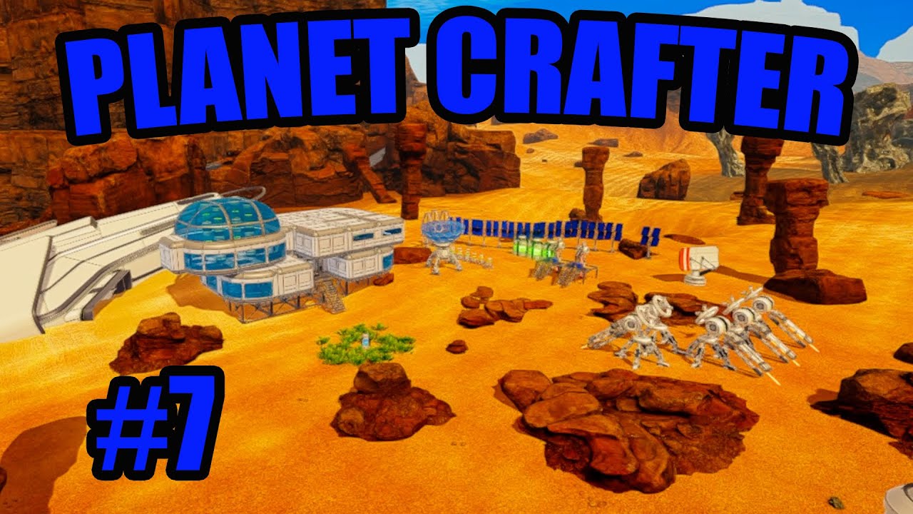 Base Redesign and Sand Falls | Planet Crafter Part 7 - YouTube
