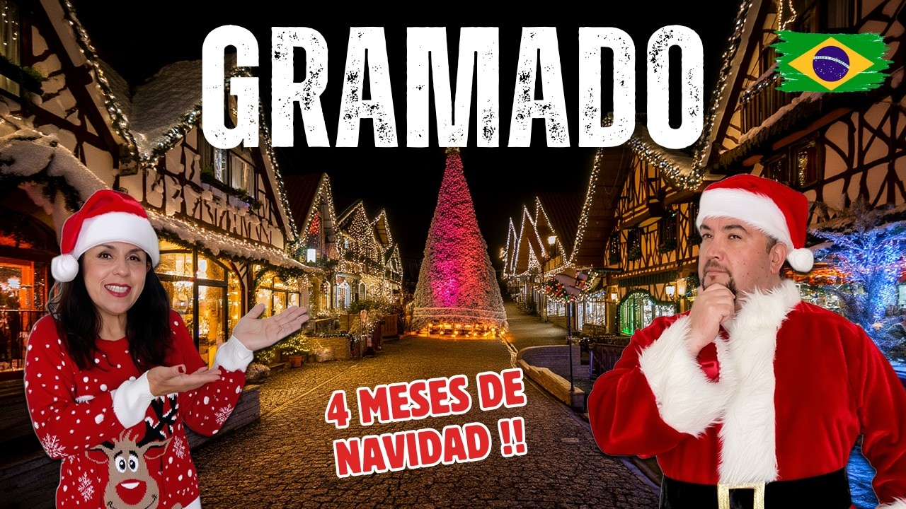 Gramado: 4 Meses de Navidad 🎅🎁 ¡Así se vive en Brasil!" - YouTube