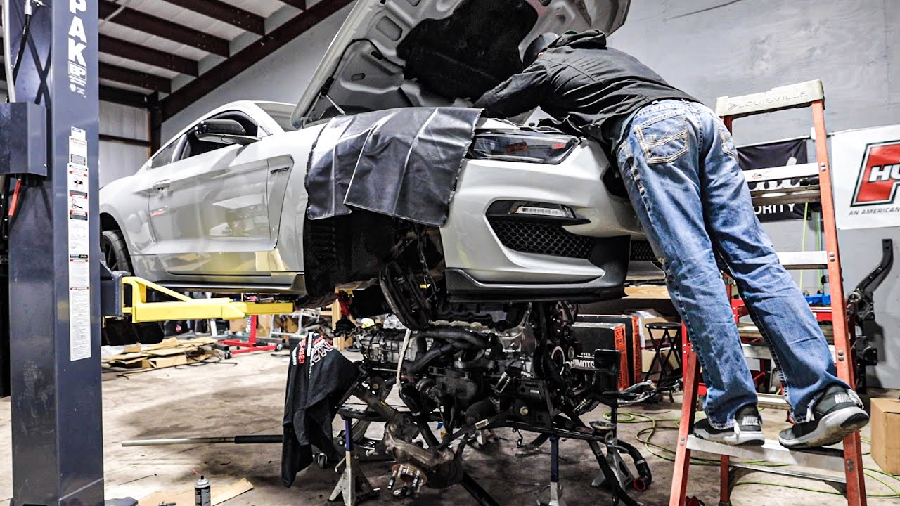 Dropping in this Built VooDoo Engine in my Mustang!! - YouTube