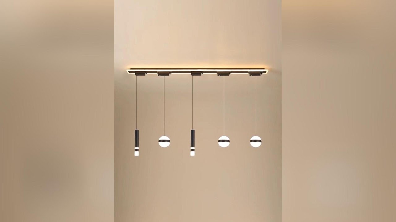 Modern Minimalist DIY Long Strip Track Spotlight LED Ceiling Light ...