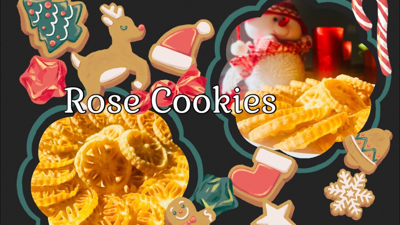 Rose Cookies Recipe| Christmas Sweets #rosecookies #kokis # ...