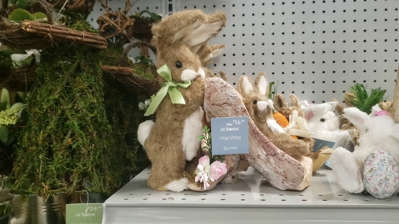 Shop with me for Easter decor. At home store - YouTube