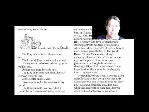 "The BFG" Chapter 24 Read Aloud with Text - YouTube