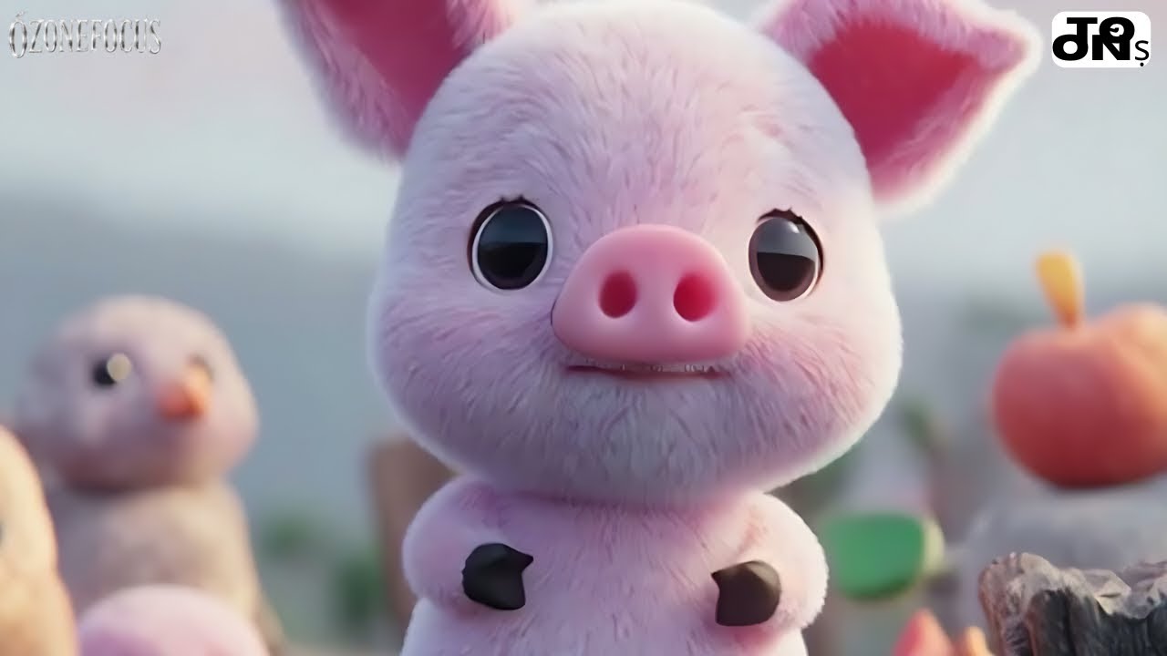 Baby Pig Wiggle Wiggle Wiggle 🐖 | Cute 3D Cartoon Song for Kids ...