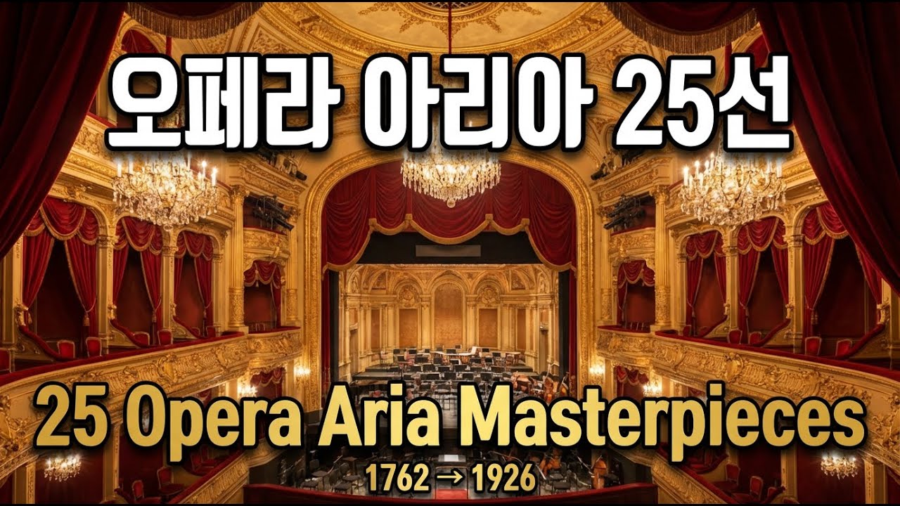 오페라 아리아 25선 | 연도로 듣는 명곡 연대기 (1762-1926) | Opera Masterpieces - YouTube