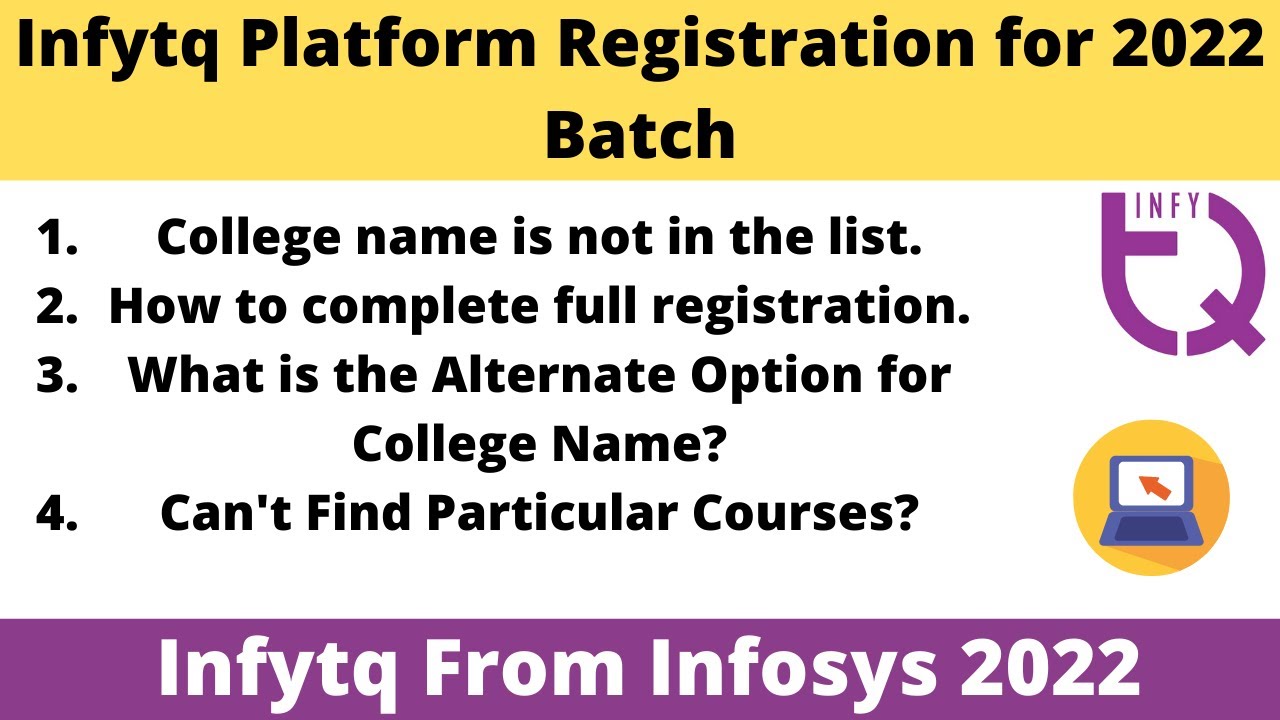Infytq Platform Full Registration Video | Watch Video to Clear All Your ...