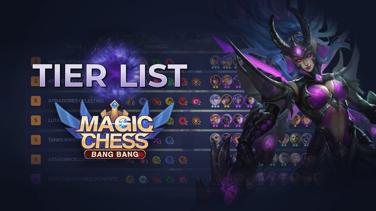 AS MELHORES SINERGIAS | MAGIC CHESS TIER LIST | Mobile Legends: Bang ...