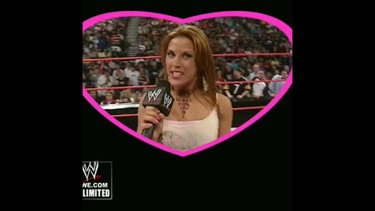 Mickie James Host Kiss Cam With Carrying Trish Stratus Cover Magazine Youtube