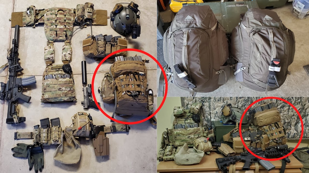 Building a MMK Part 5: 3rd Line gear/ backpacks - YouTube