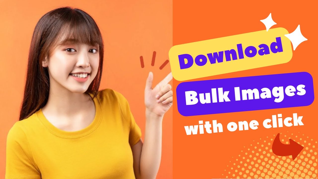 How to download bulk images from ANY website at once - YouTube